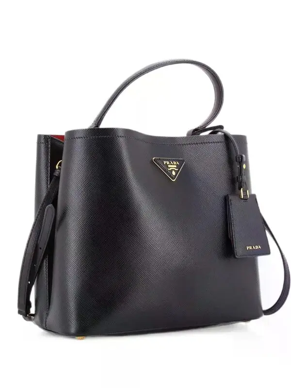 Prada Panier Saffiano Leather Large Bucket Bag