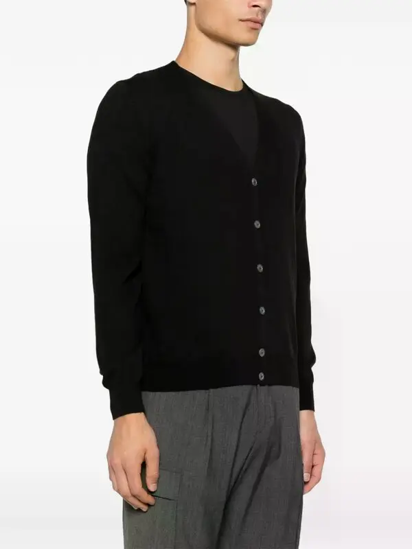 D4.0 V-neck Button-up Cardigan