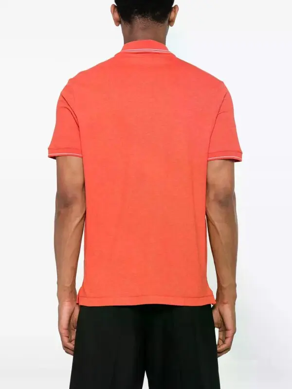 Paul & Shark Logo-patch Cotton Polo Shirt