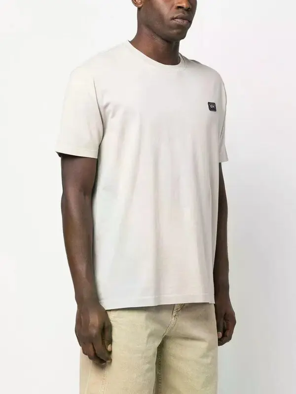 Paul & Shark Logo-patch Cotton T-shirt