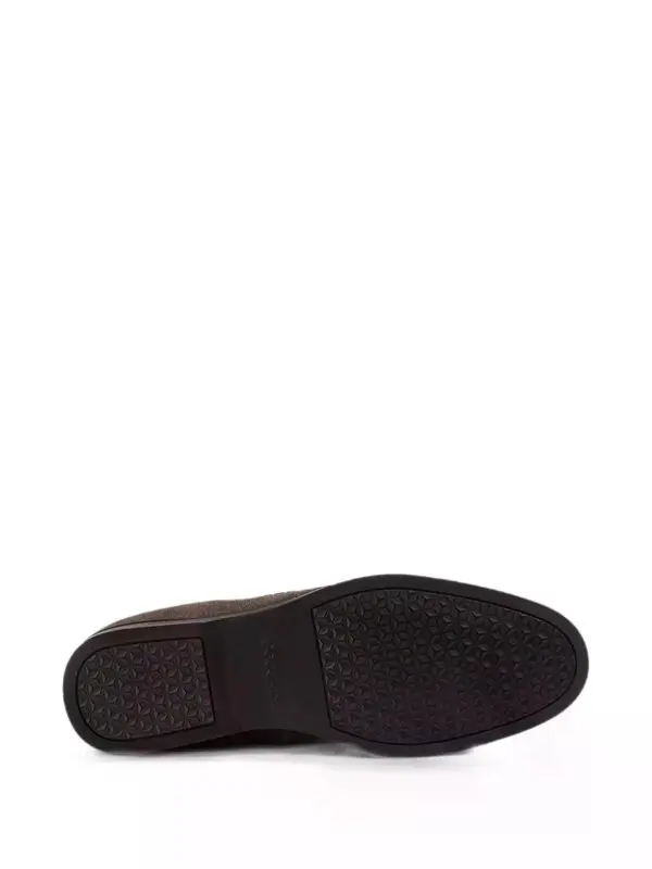 DOUCAL'S Tassel-detail Shearling-trim Loafers