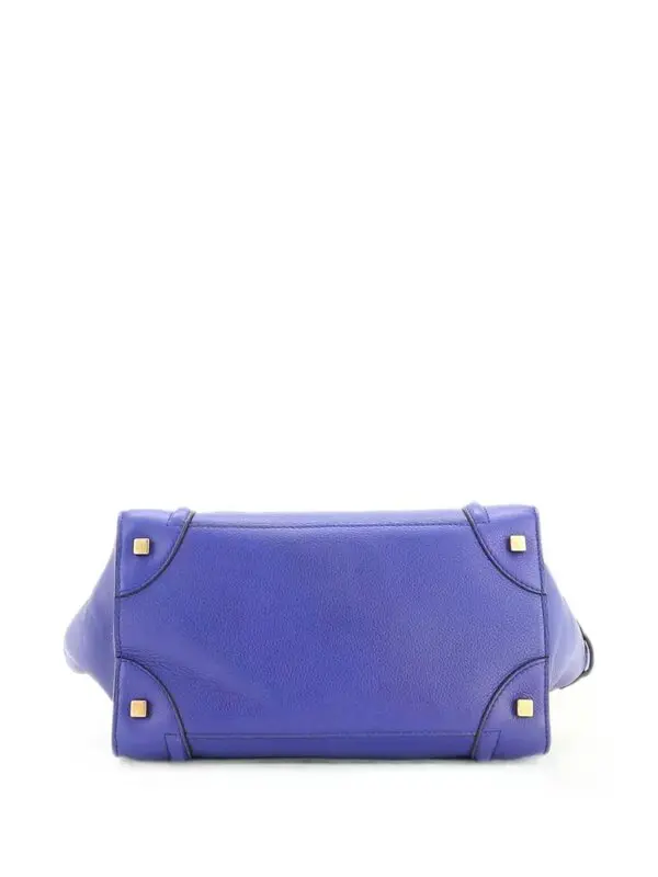 Celine Luggage Bag Grainy Leather Mini Tote Bag