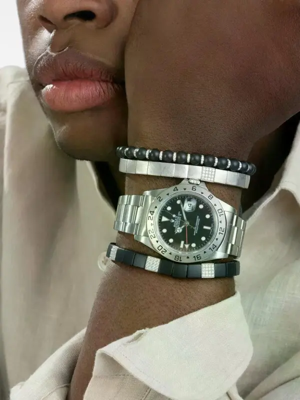 Roberto Demeglio Scacco Diamond Stretch Bracelet