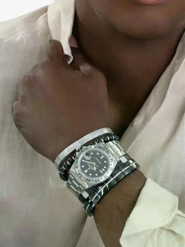 Roberto Demeglio Scacco Diamond Stretch Bracelet