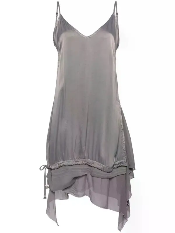 DIESEL® D-uchi Asymmetric Midi Dress - Grey