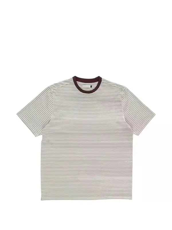 POP TRADING COMPANY Pop Striped Logo T-shirt