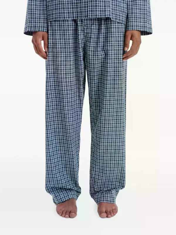 TEKLA Check-print Pajamas