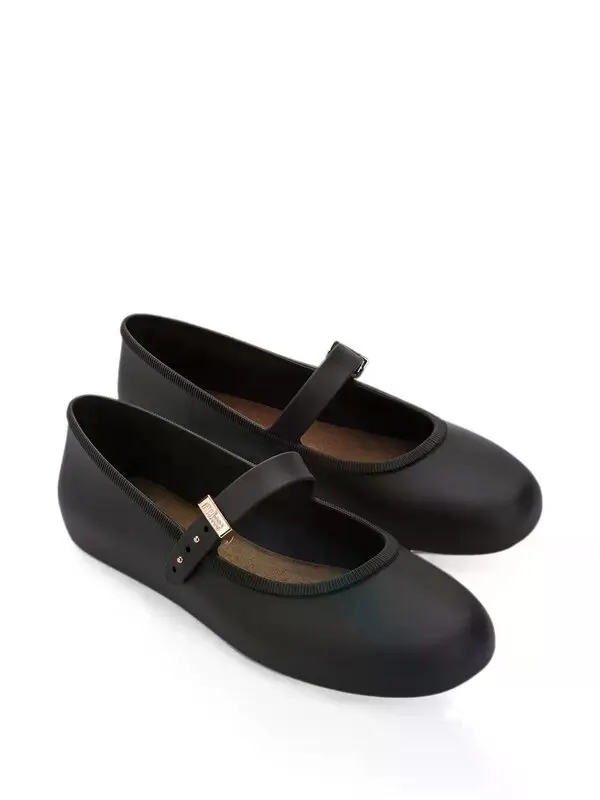 Melissa Soft Buckle-fastening Ballet Flats
