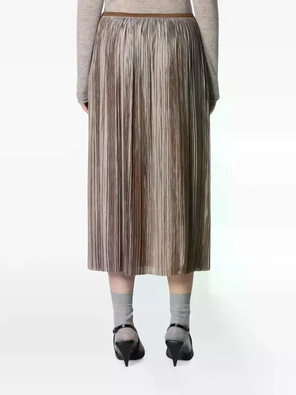 ROBERTO COLLINA Pleated Midi Skirt