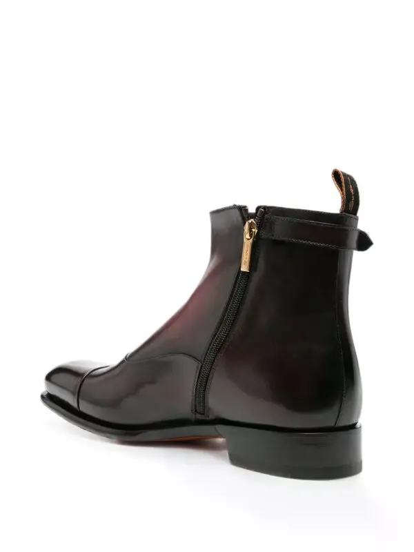 Santoni Buckle-detail Zip-fastening Boots