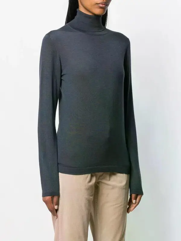 Brunello Cucinelli Roll-neck Fitted Sweater