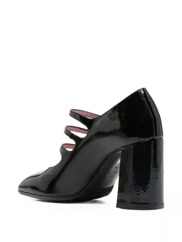 CAREL Keel Triple-strap Patent Pumps