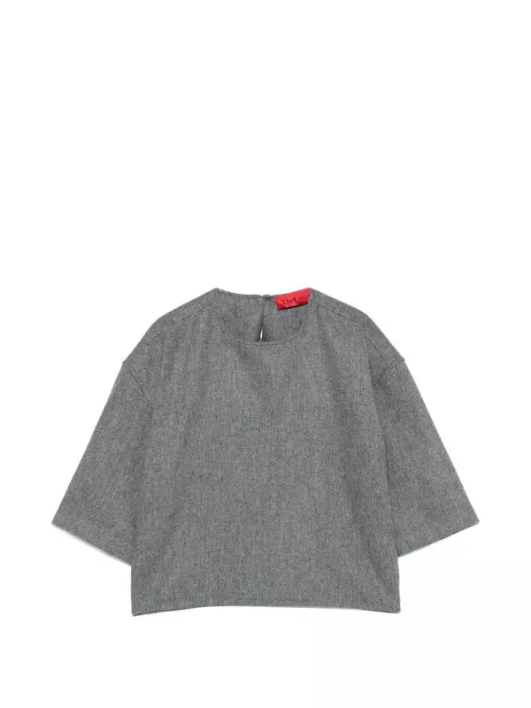 THELATEST Dulce Round-neck Top - Grey