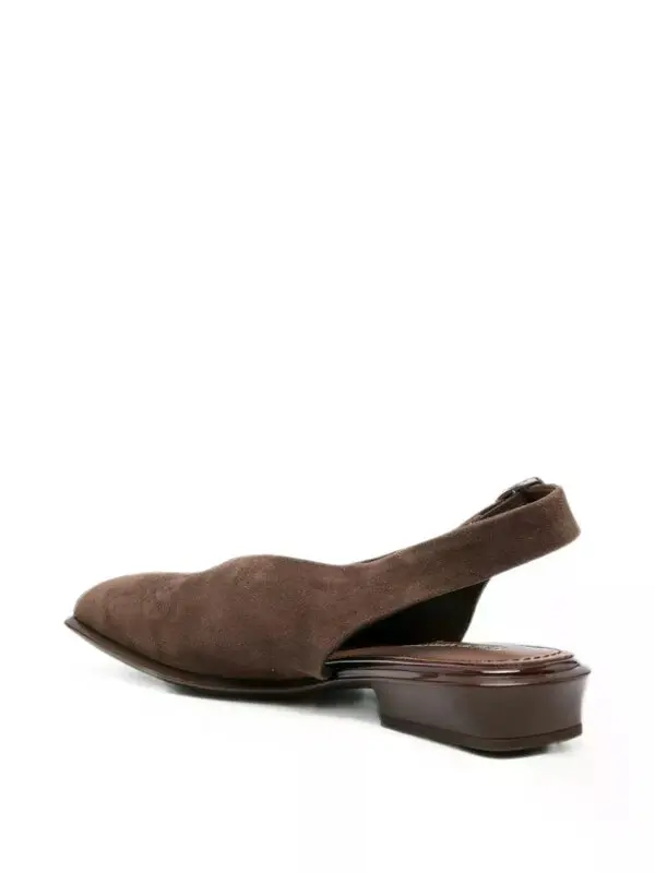 SERGIO MORETTI FIRENZE Buckle-fastening Slingback Loafers