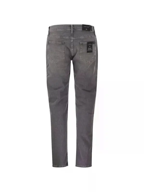 7 For All Mankind Belt-loop Buttoned Jeans