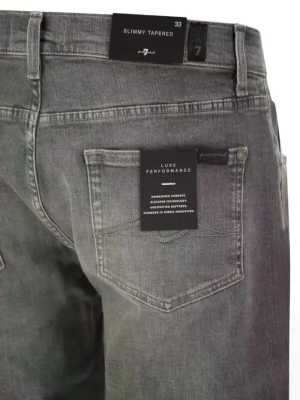 7 For All Mankind Belt-loop Buttoned Jeans