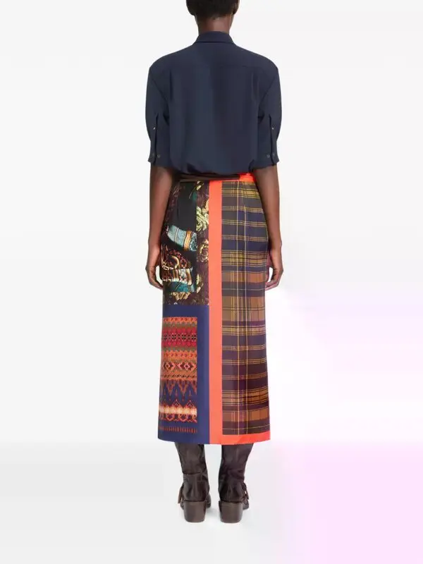 Dries Van Noten Long Wrap Scarf-skirt