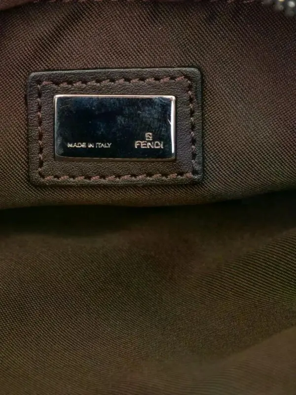 Fendi Zucchino Denim Crossbody Bag