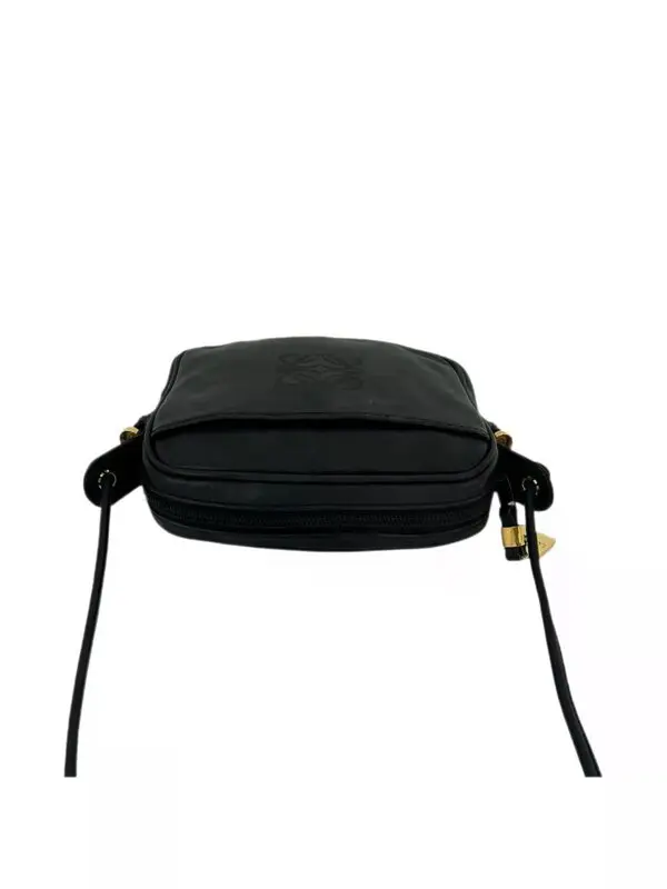 Loewe 1980-1990 Leather Anagram Crossbody Bag