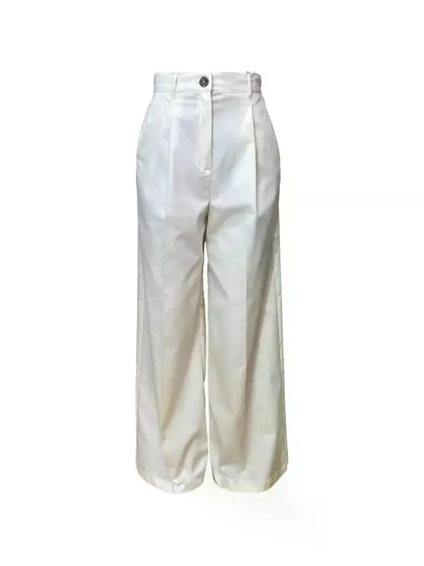 EMME Pleated Wide-leg Trousers
