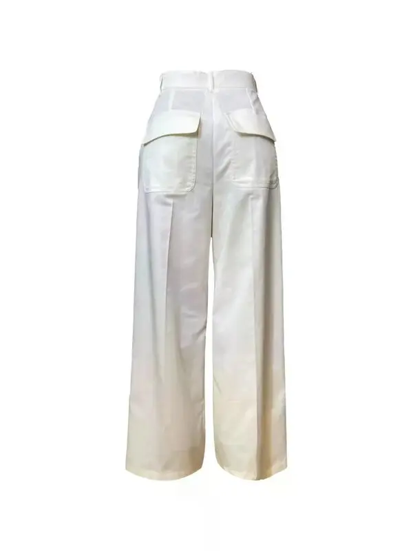 EMME Pleated Wide-leg Trousers