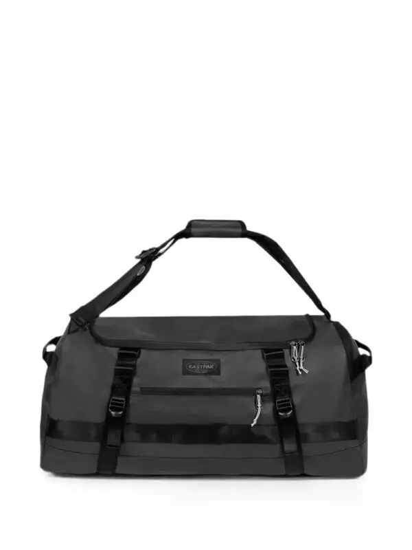 EASTPAK Logo-patch Buckle-strap Backpack - Grey