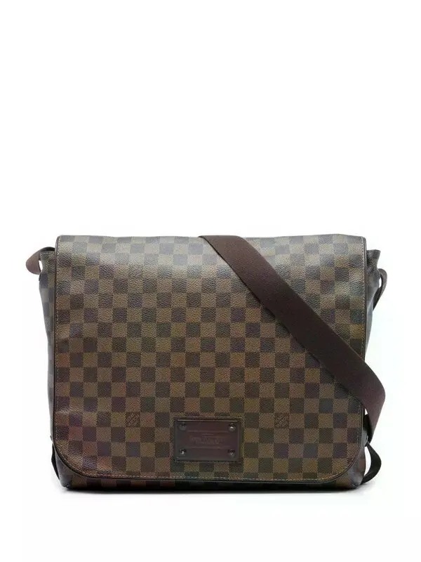 LOUIS VUITTON Damier Ebene Brooklyn Mm Crossbody Bag
