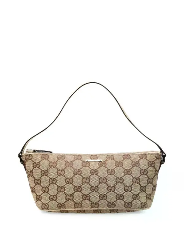 Gucci 2000-2015 Gg Canvas Boat Shoulder Bag