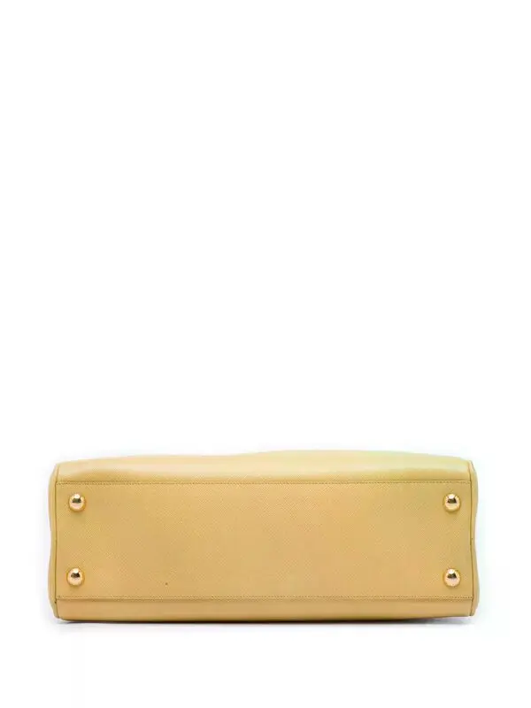 Prada 2013-2026 Saffiano Lux Pyramid Frame Handbag