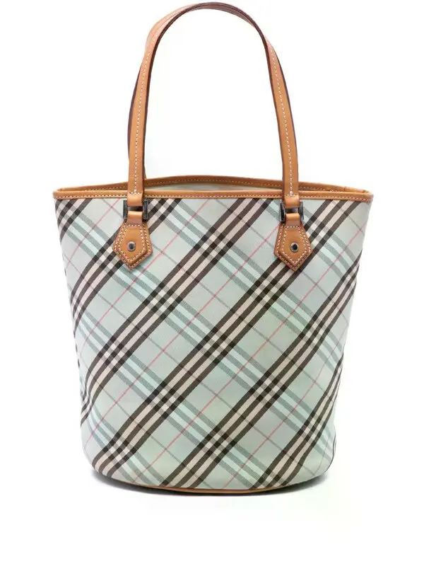 Burberry 2000-2017 Nova Check Canvas Tote Bag