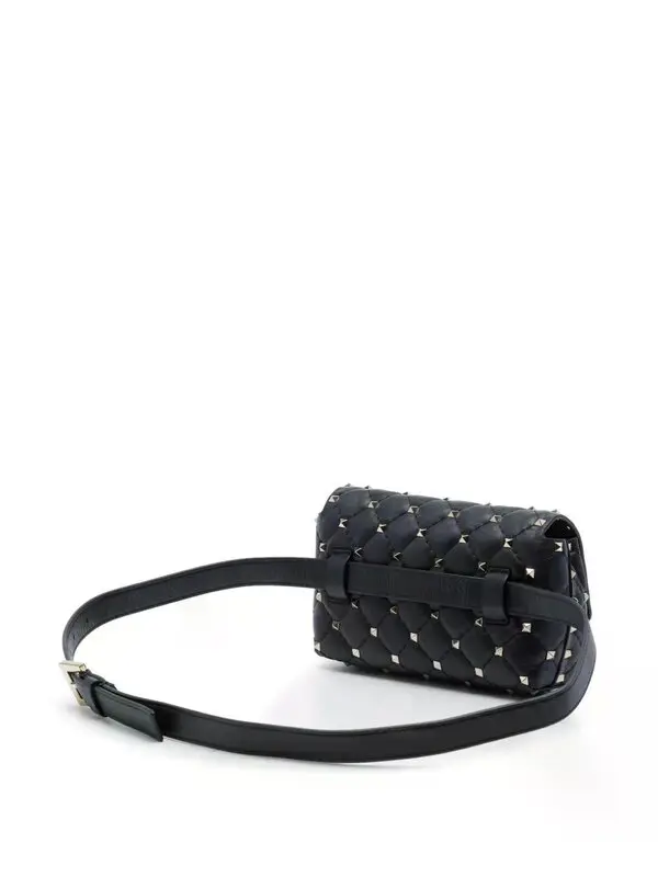 Valentino Garavani 2000-2017 Lambskin Rockstud Spike Belt Bag