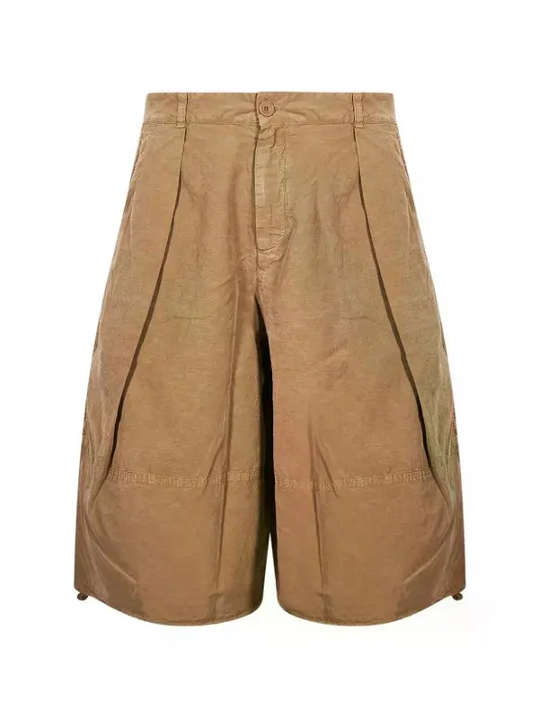 You Must Create Salba Pleated Shorts - Neutrals