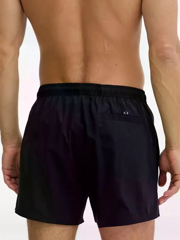 Armani Exchange Logo-print Drawstring Swim Shorts