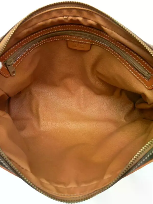Celine 1996 Macadam Coated Canvas Clutch Bag