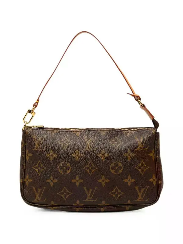 LOUIS VUITTON 2001 Monogram Pochette Accessoires Shoulder Bag