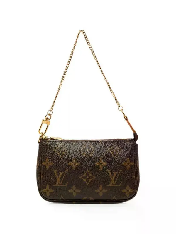 LOUIS VUITTON 2004 Monogram Mini Pochette Accessoires Handbag