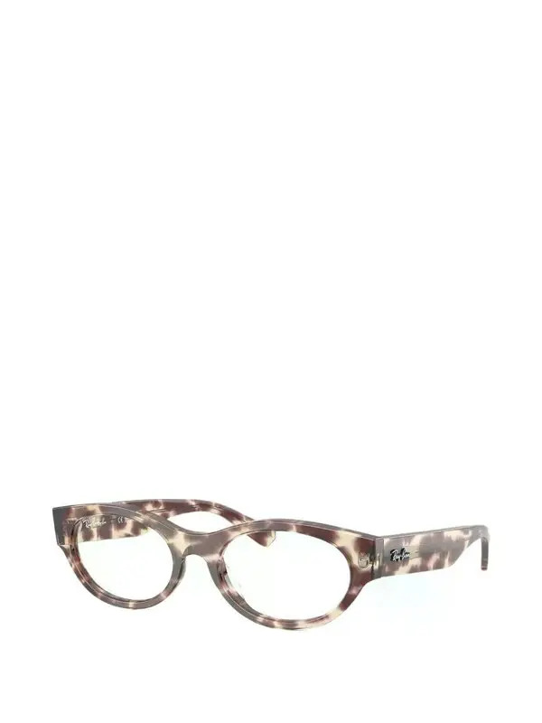 Ray-ban Havana Oval-frame Glasses - Brown