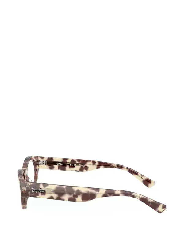 Ray-ban Havana Oval-frame Glasses