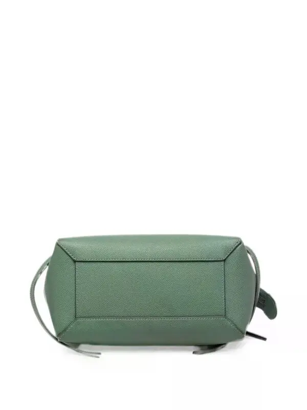 Celine 2019 Micro Grained Calfskin Belt Bag Satchel - Green