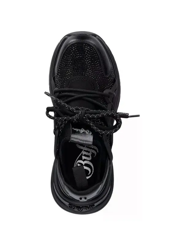 BUFFALO Senta Glam Crystal-embellished Sneakers