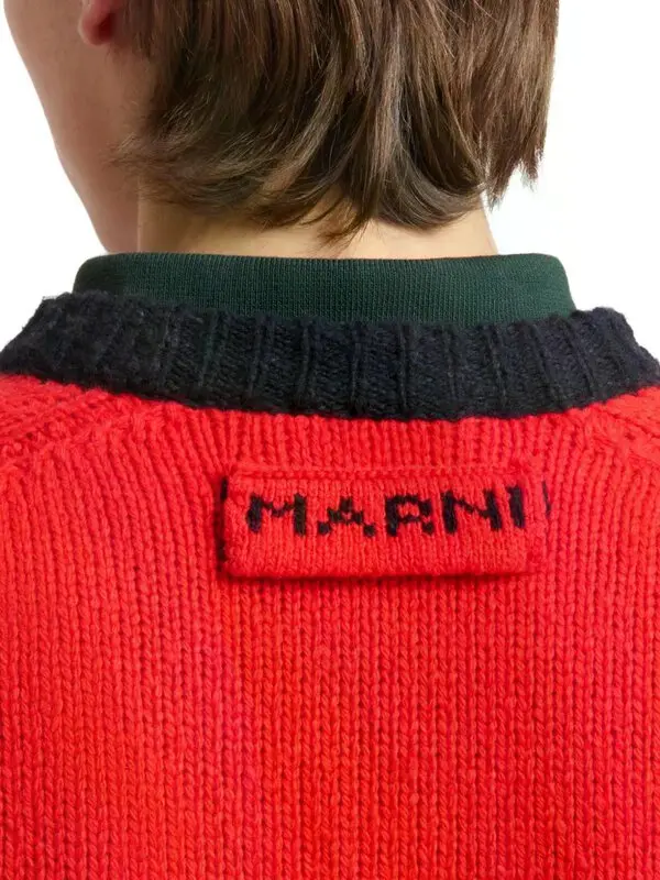 Marni Geometric-intarsia Sweater