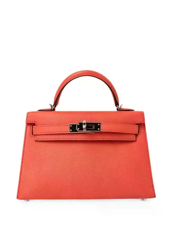Hermès 2020 Mini Kelly Sellier 20 Handbag - Orange