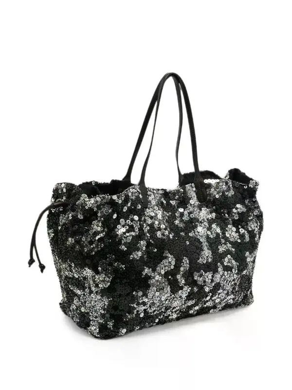 Valentino Garavani Glam Sequin-embellished Tote Bag