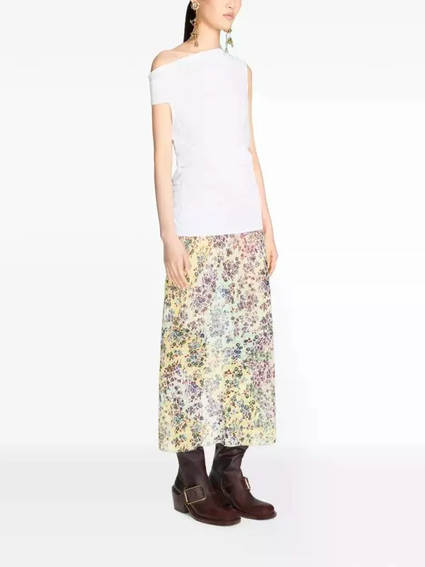 Dries Van Noten Off-shoulder Jersey Top