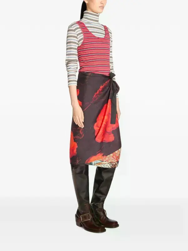 Dries Van Noten Wrap Scarf-skirt