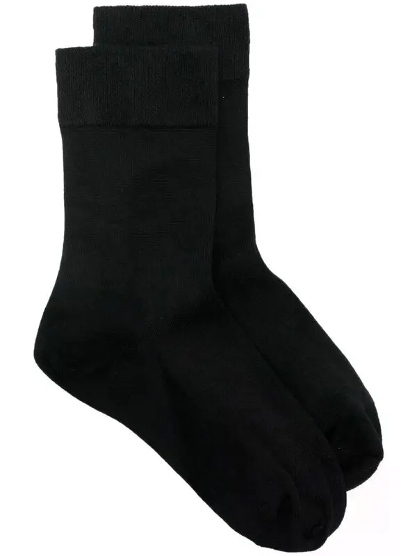 Wolford Cashmere-blend Ankle Socks - Black