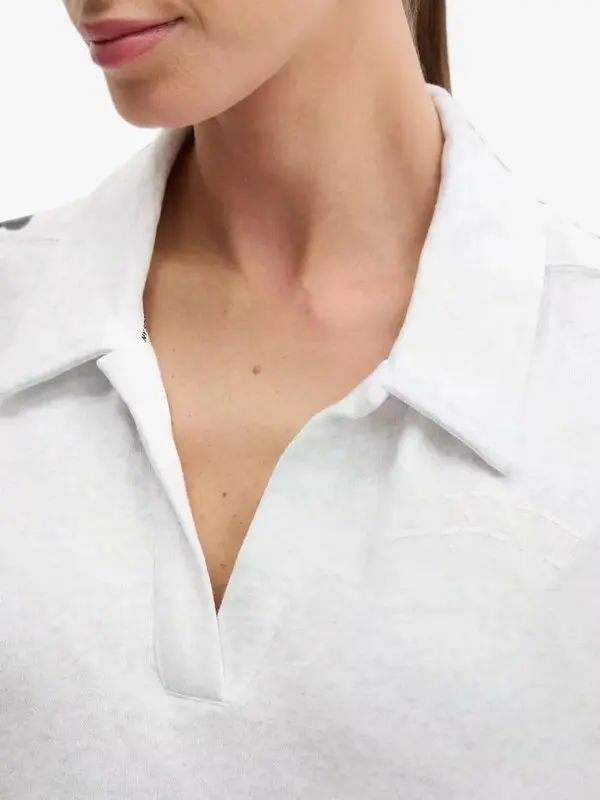 Dkny Logo-embroidered Dropped-shoulder Sweater