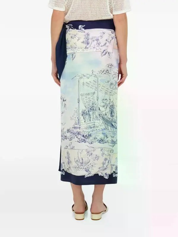 FERRAGAMO Voyage-print Silk Sarong