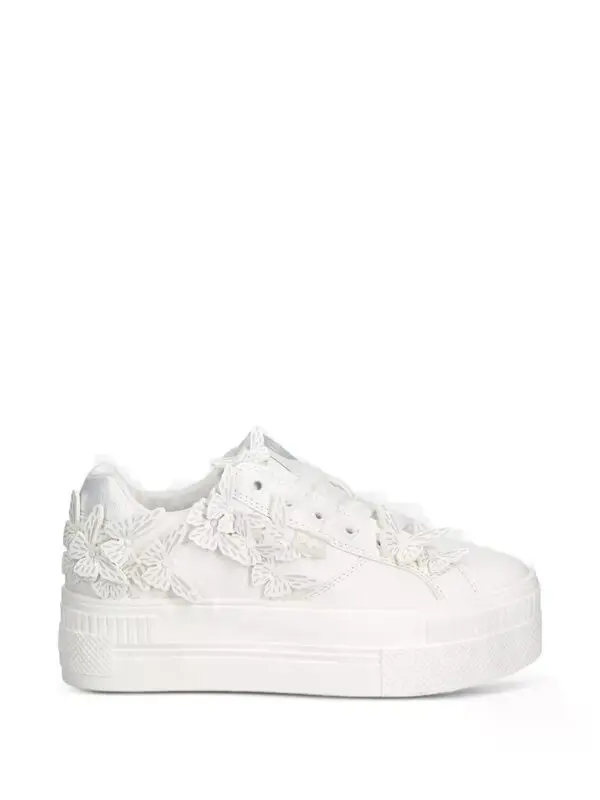 BUFFALO Ashley Butterfly Glam Platform Sneakers - White