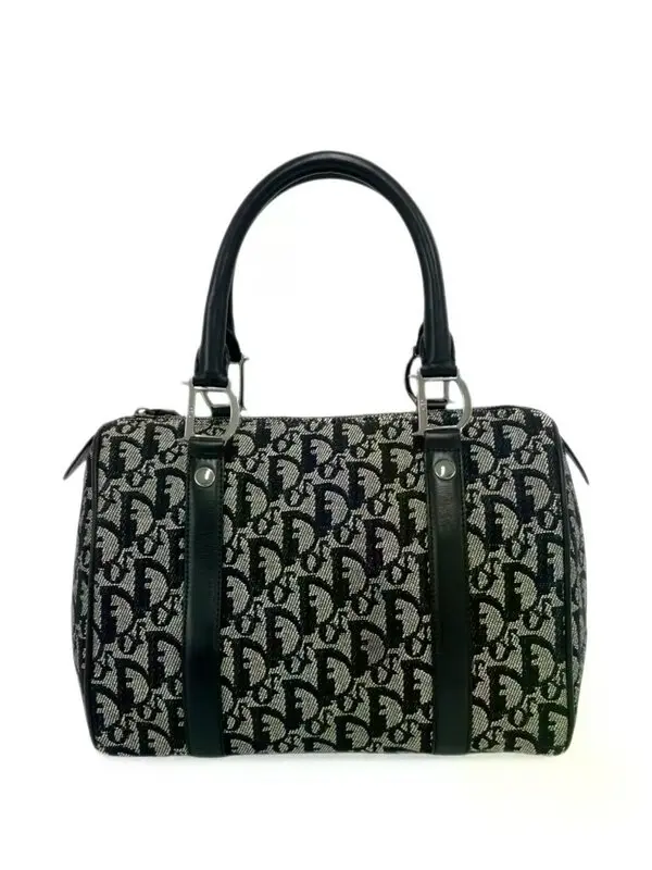 Dior 2010-2026 Mini Diorissimo Trotter Canvas Boston Bag